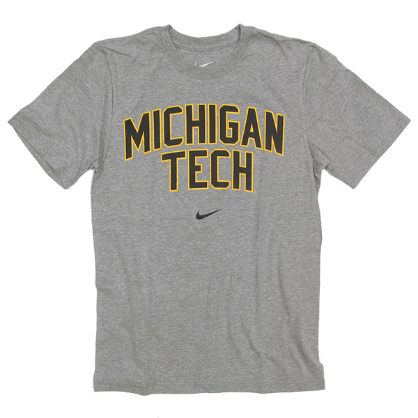 #01Hh Michigan Tech Print Tee From Nike | Michigan Tech University Images