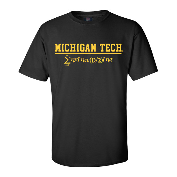 #03H Michigan Tech Engineering Tee From MV Sport | Michigan Tech ...