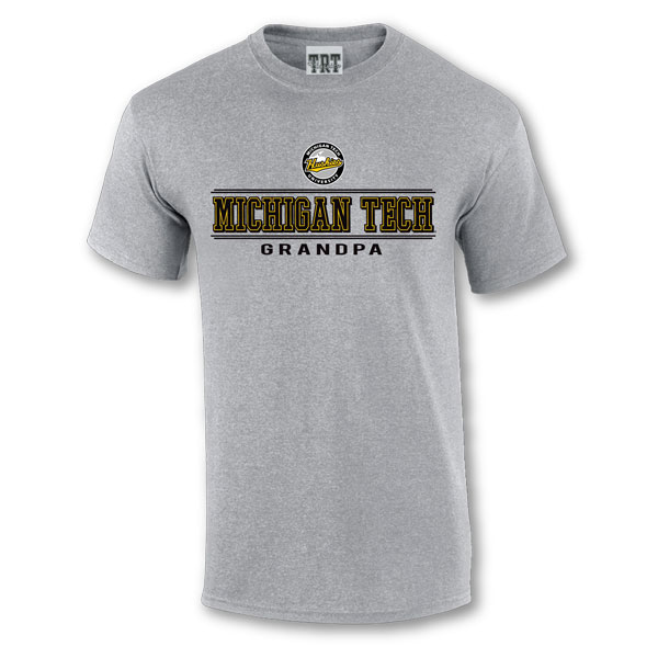 #12H Michigan Tech Grandpa Tee From TRT Classics | Michigan Tech ...