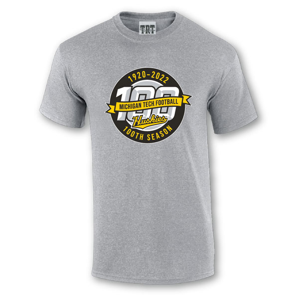 #13Uu Michigan Tech 100 Years Of Football Oxford Tee From TRT Classics ...