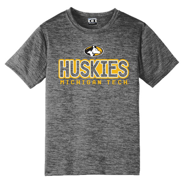 #24Ww Youth Tee With Michigan Tech Huskies Print | Michigan Tech ...