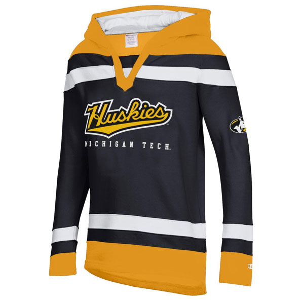 #25Bb Youth Huskies Michigan Tech Hood From Champion | Michigan Tech ...